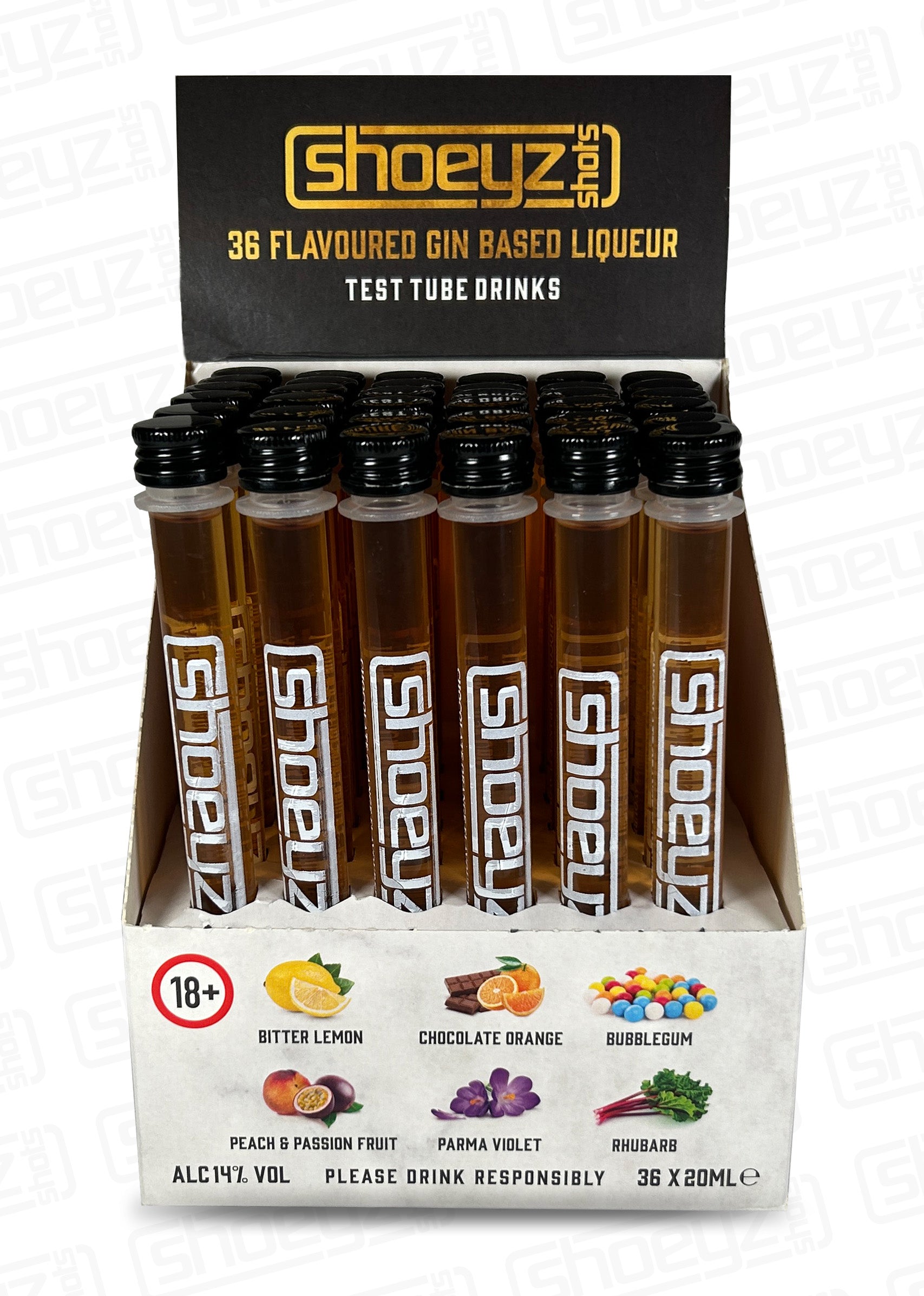 Gin Based Chocolate Orange Flavour 36 Box – Shoeyz Shots