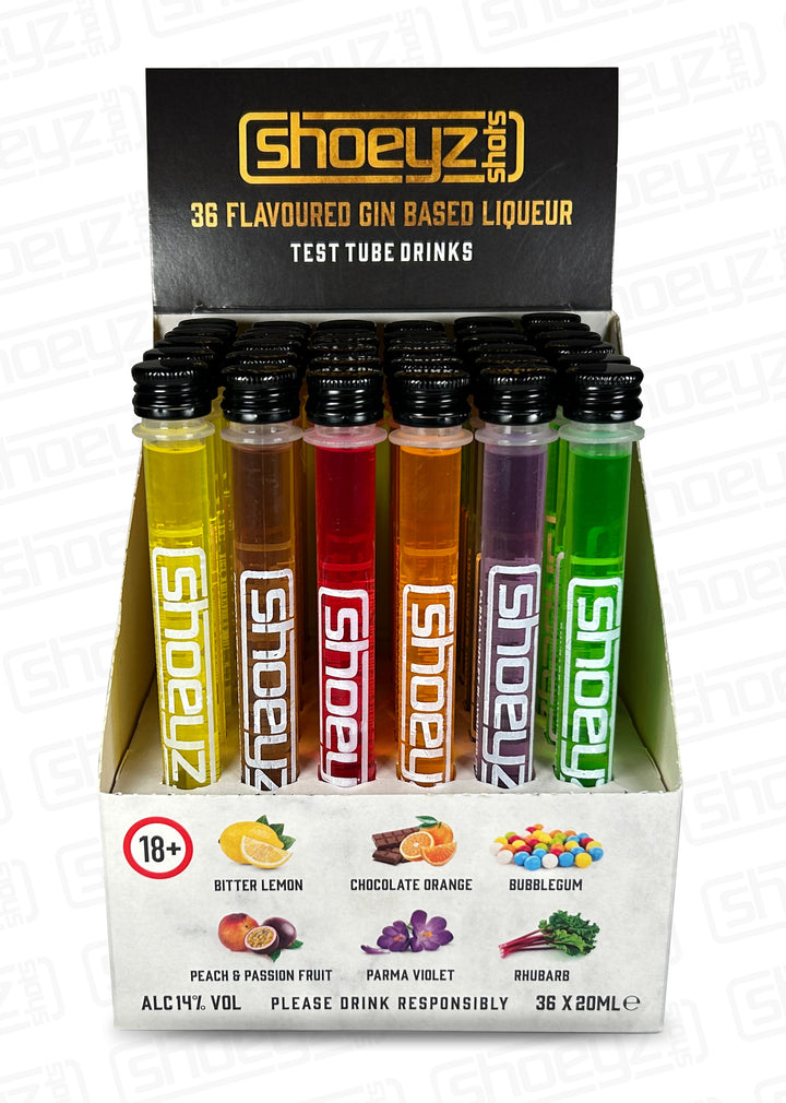 Gin Based Multi Flavour Boxes – Shoeyz Shots
