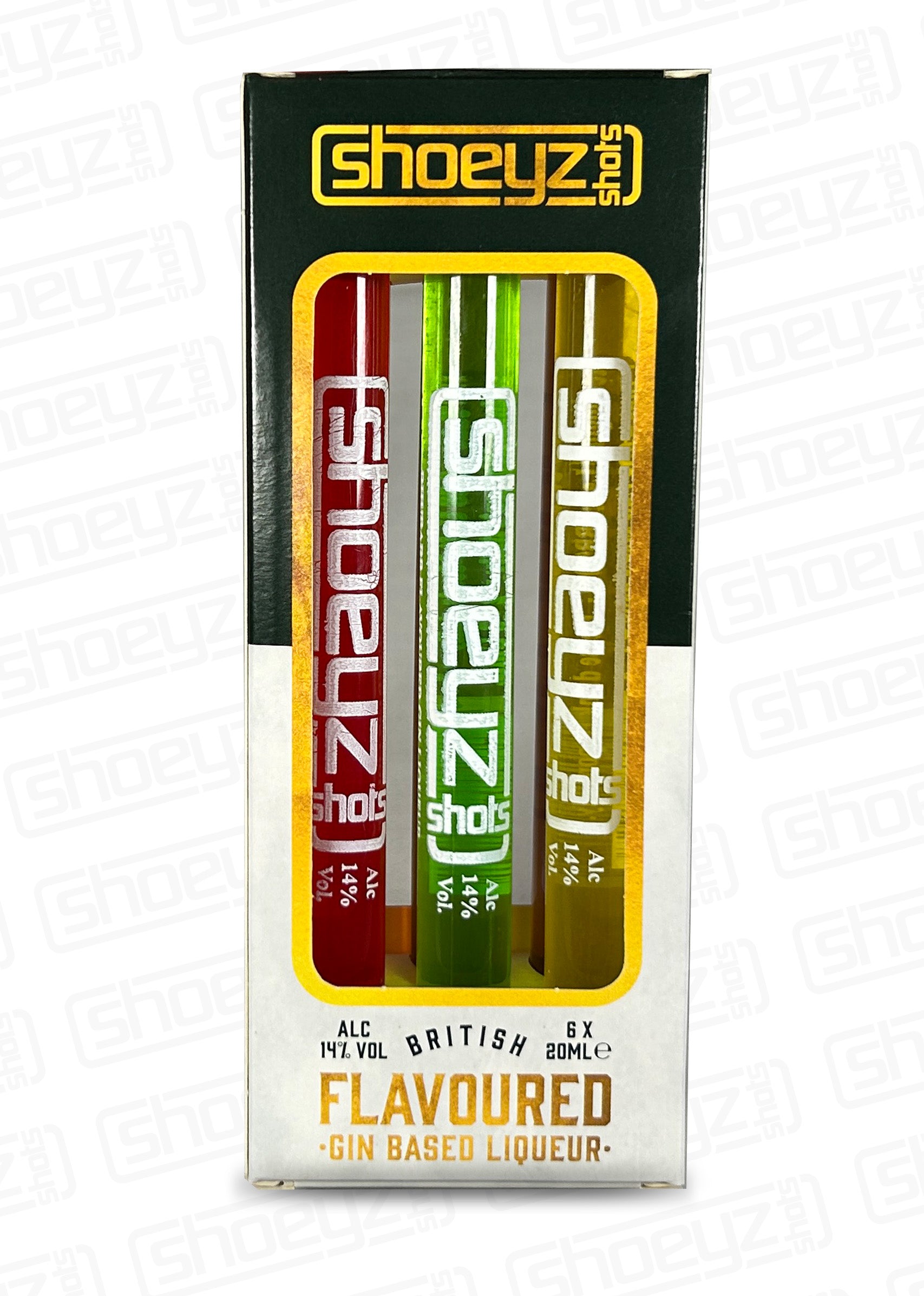 Gin Based Multi Flavour 6 Box (24 pack) – Shoeyz Shots