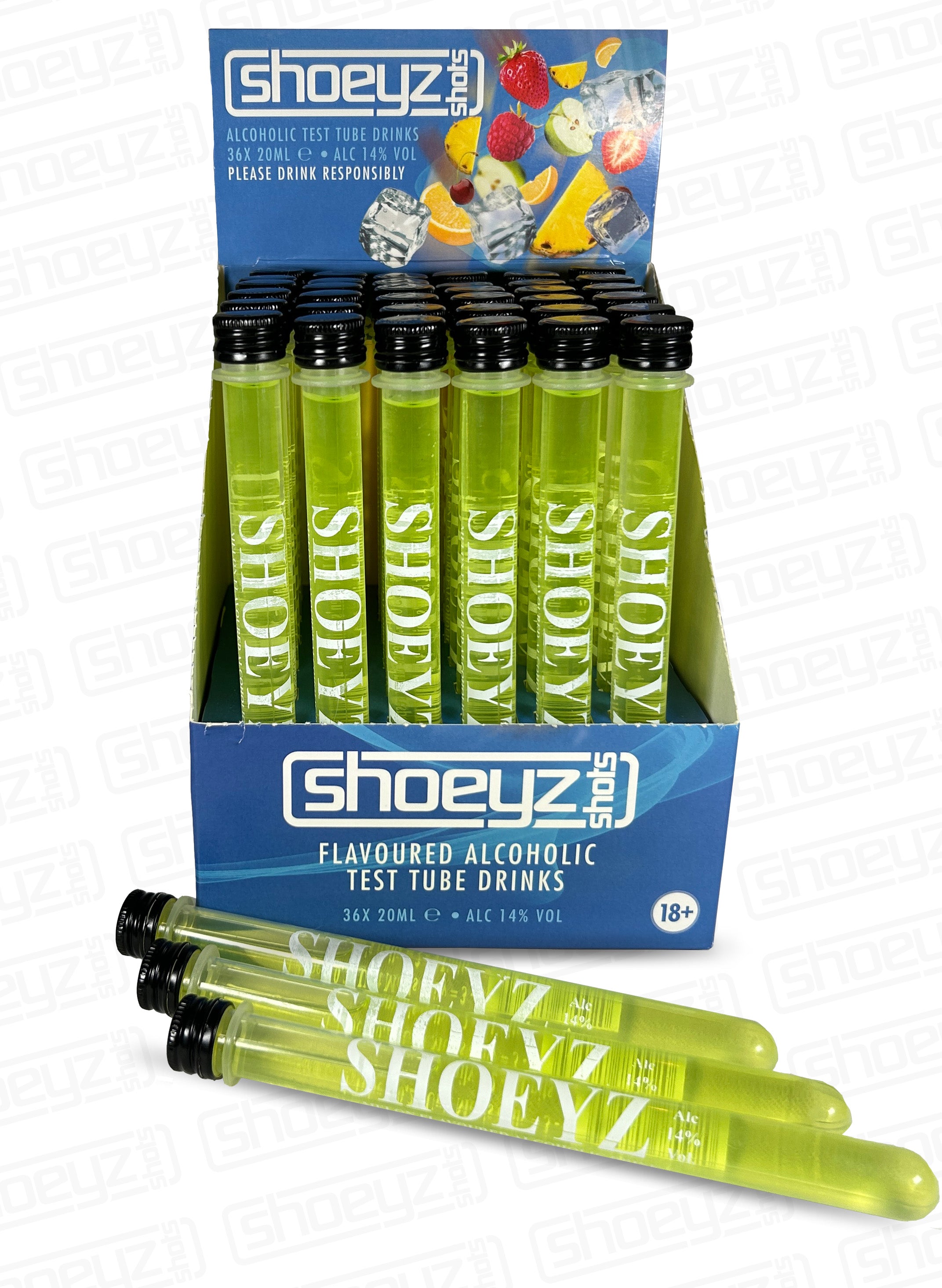 Vodka Based Single Flavour Boxes – Shoeyz Shots