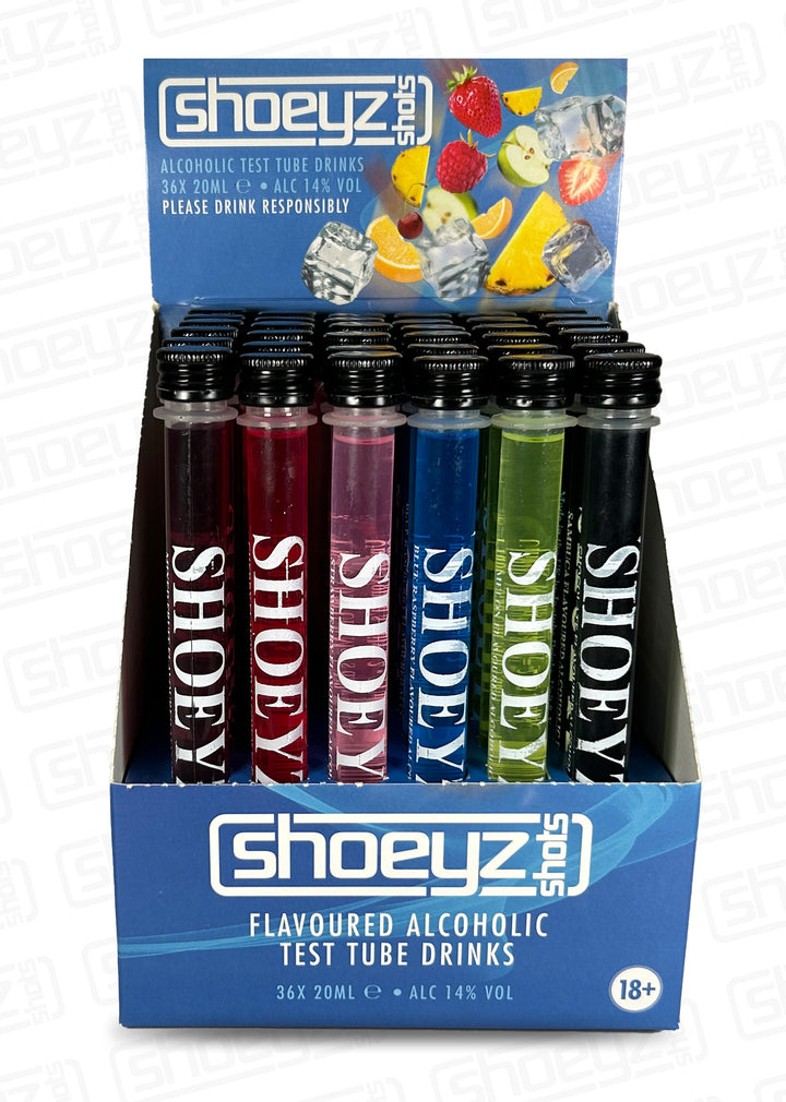 Vodka Based Multi Flavour Boxes – Shoeyz Shots