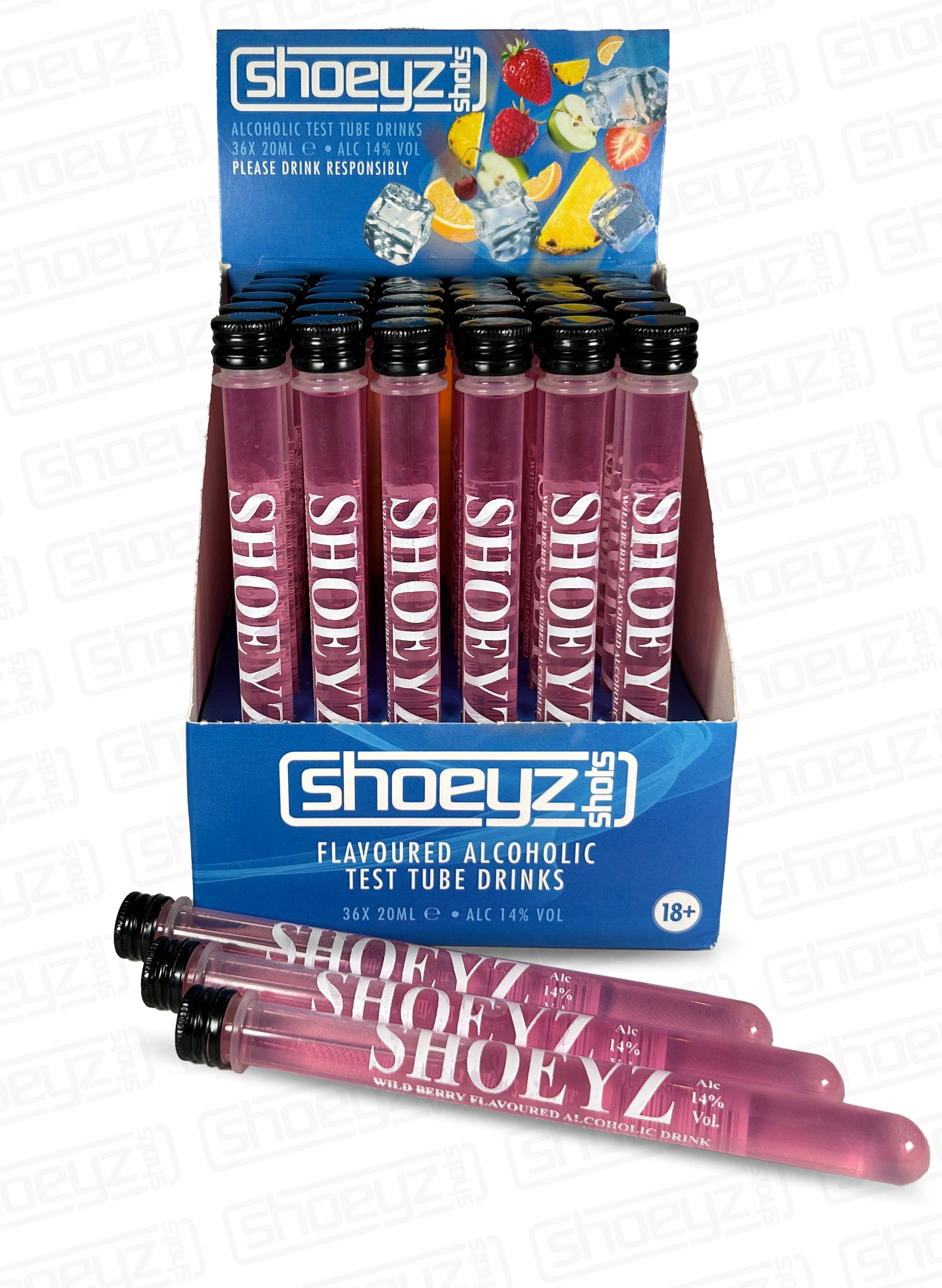 Vodka Based Single Flavour Boxes – Shoeyz Shots